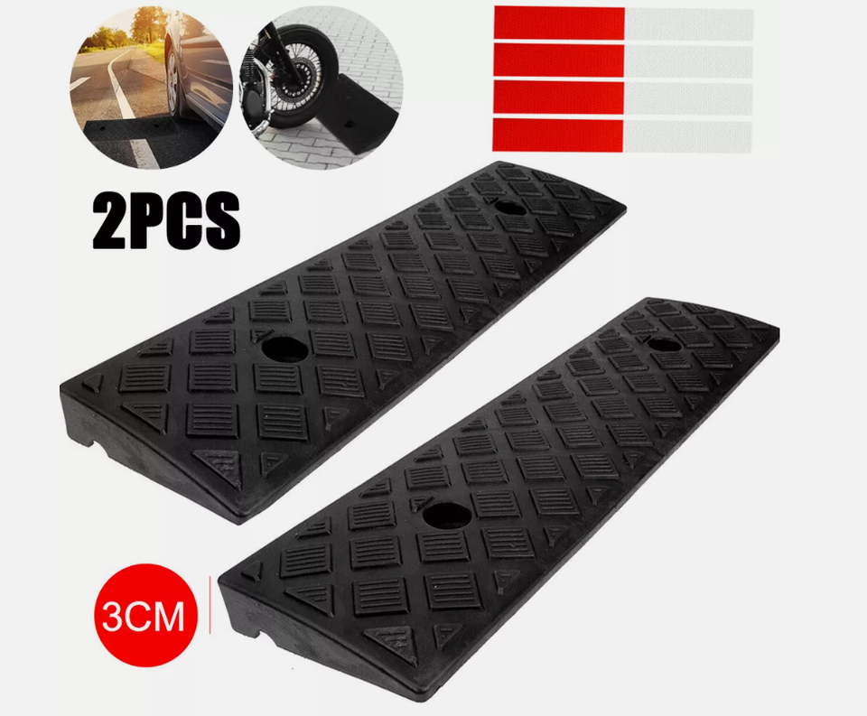 2X Threshold Kerb Ramp Mobility Access Wheelchair Scooter Bike ...