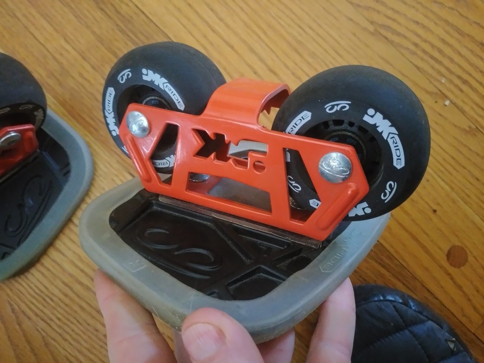 JMK Free Skates, Red & Black W/Edge Guards - Work Great! | eBay