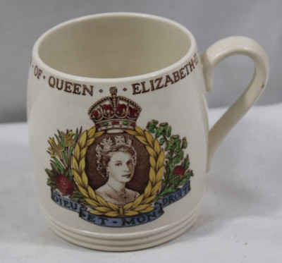 Vintage Copeland Spode Queen Elizabeth Coronation Mug 1953 A | eBay