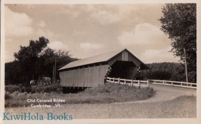 Postcard Old Covered Bridge Cambridge VT | eBay