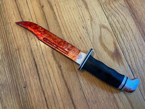 Ghostface Buck 120 Scream Hunting Knife Prop Art Jason Freddy Myers ...