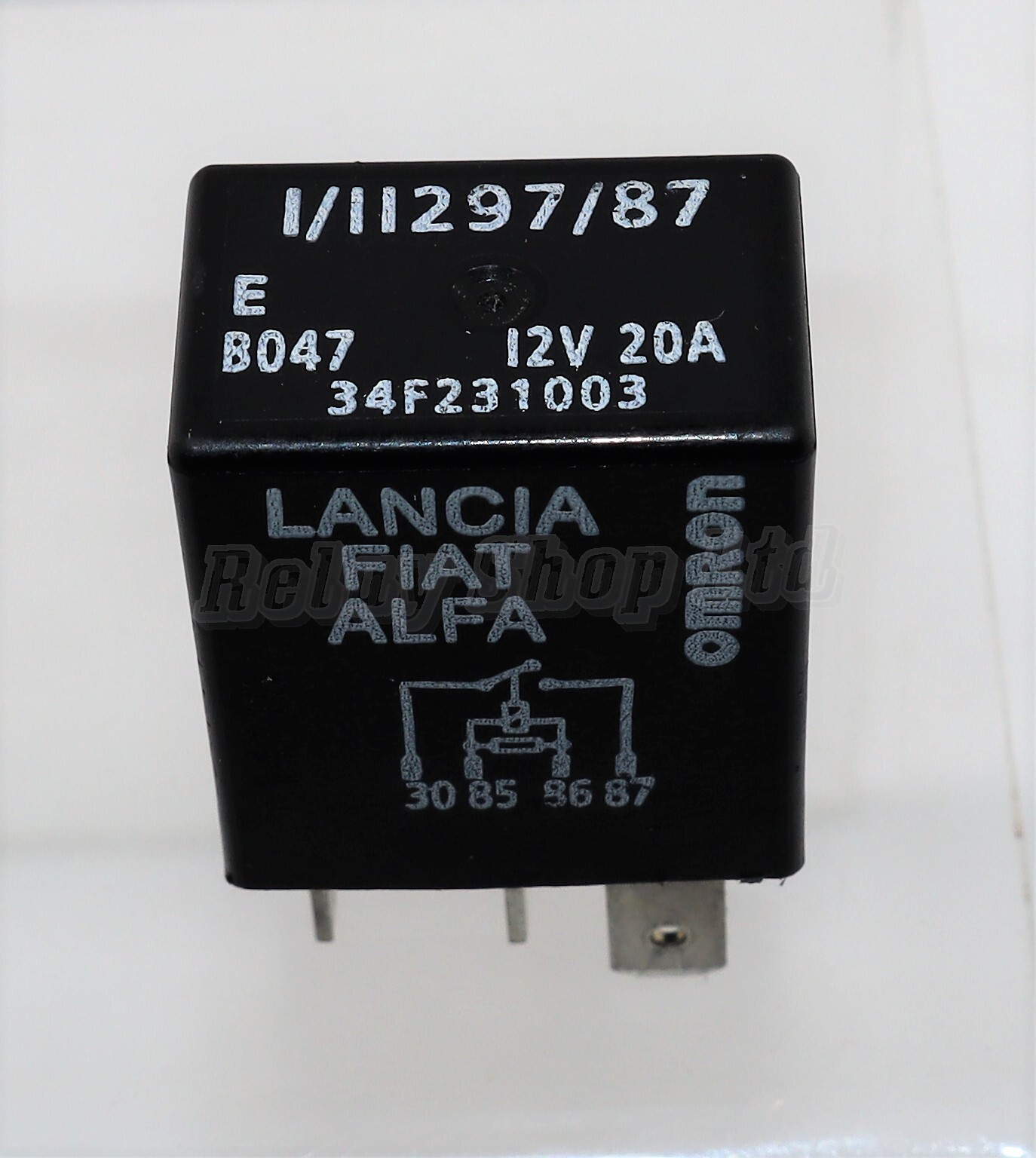 557-Fiat Alfa Lancia /09-17 4-Pin Black Relay 34F231003 Omron 1/11297 ...