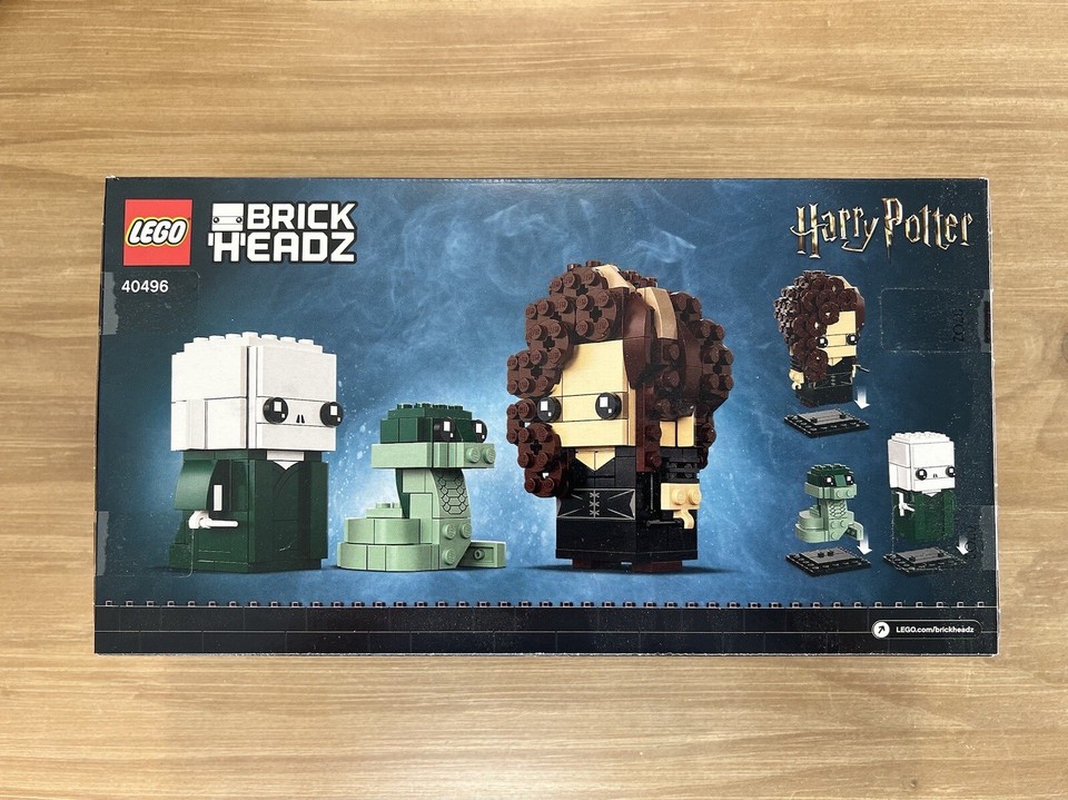 Brand New LEGO BRICKHEADZ: Voldemort, Nagini & Bellatrix (40496 ...