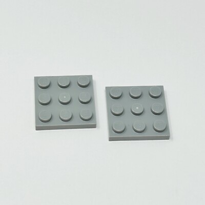 11212 LEGO Parts Plate 3x3 LIGHT BLUISH GRAY (2) | eBay
