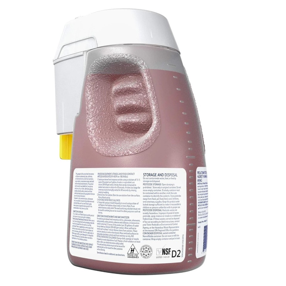 Diversey 101105267 Final Step Sanitizer, No Rinse Food Contact ...
