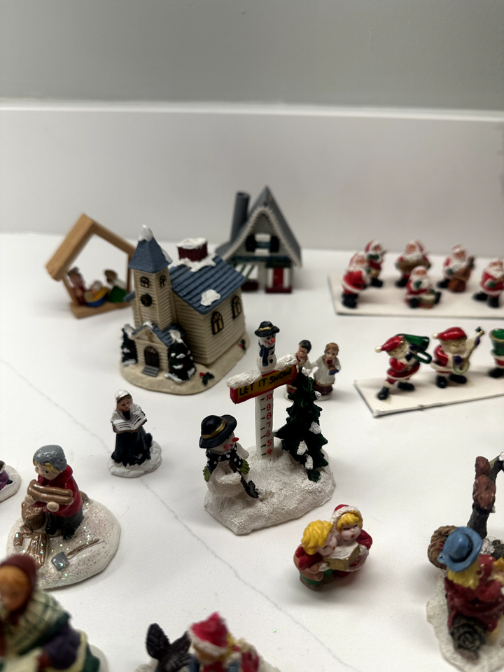 Dept 56 Knock Off Miniature Village People, Animals, and Accessories | eBay