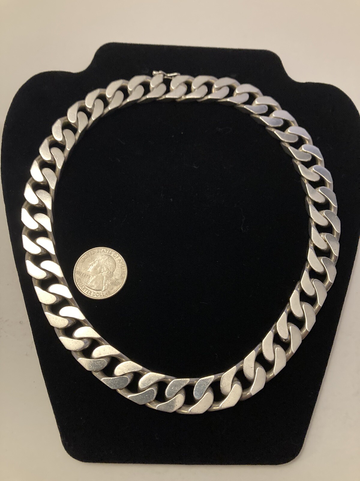 Silver Chain Heavy Large 14mm Solid 180.92g - Gem