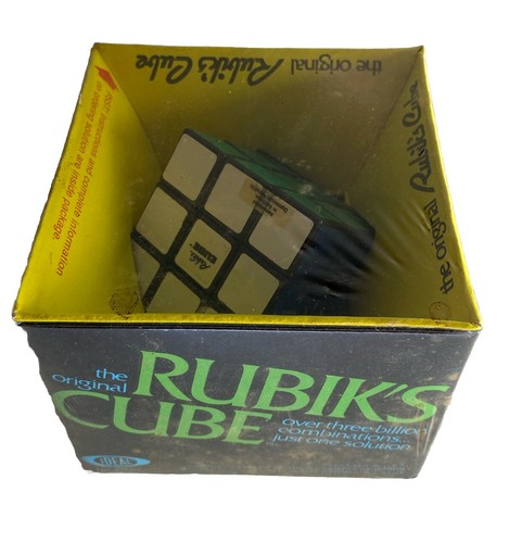 Vintage 1980 The Original Rubik's Cube by Ideal NOS in Shrink Wrap ...