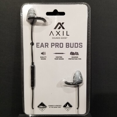 AXIL EAR PRO BUDS Hearing Protection Shooting Earbuds, Sound Control ...