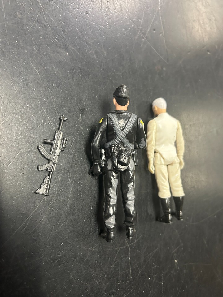 Vintage GI Joe Action Force UK Palitoy 3.75" 2 Figure LOT Baron ...