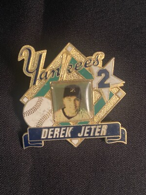 New York Yankees Derek Jeter 1998 Enamel Picture Pin | eBay