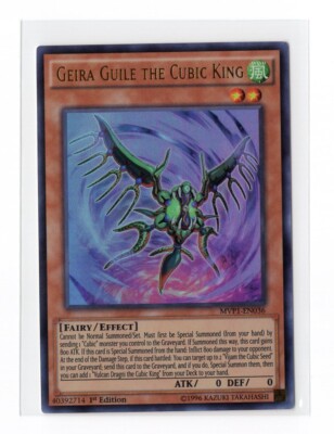 YuGiOh Card - Geira Guile the Cubic King MVP1-EN036 - 1st Ed. Ultra ...