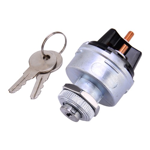 Universal Ignition Key Starter Switch w/ 2 Keys For Car Tractor Trailer ...