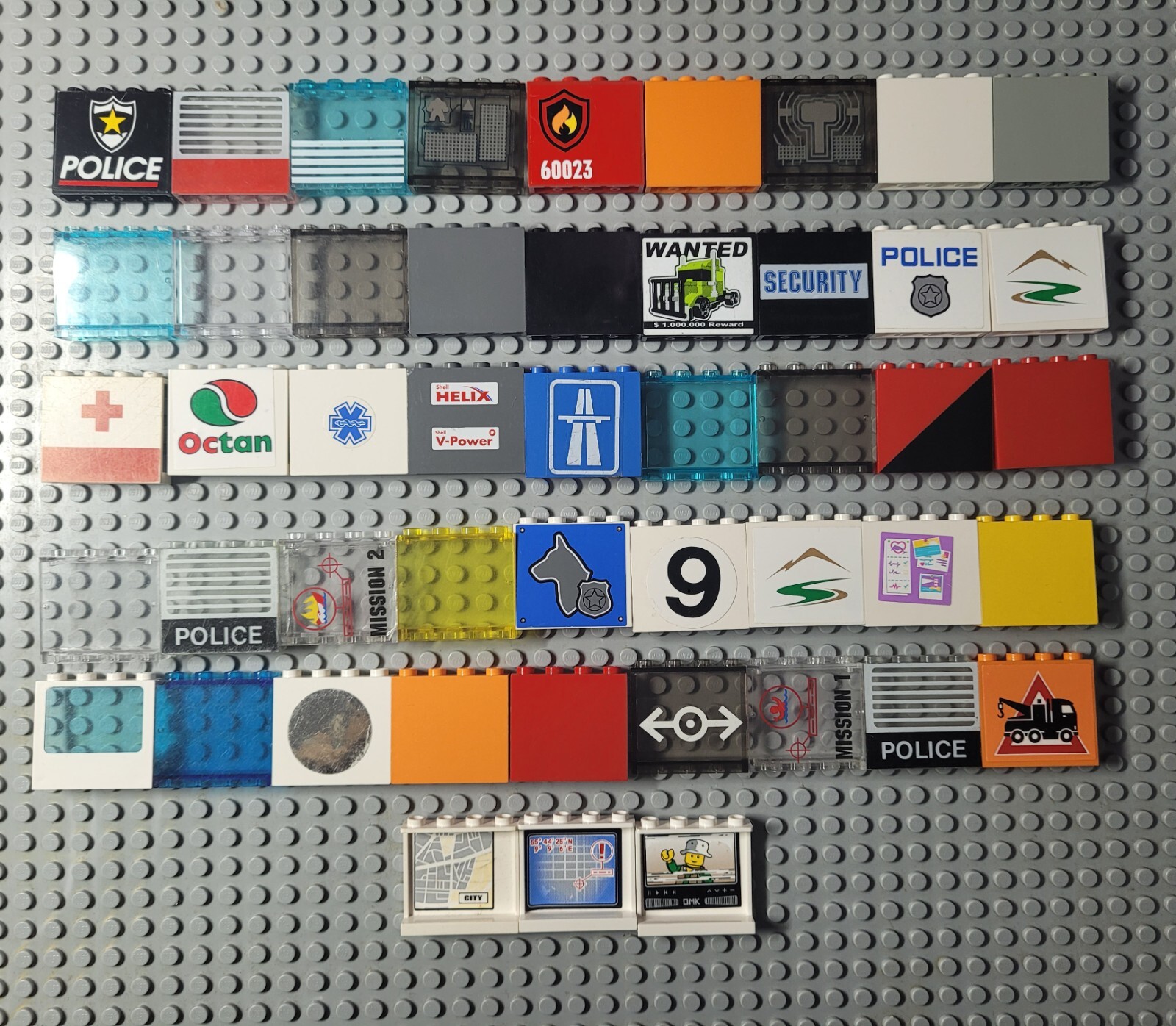 Lego 4215/60581/87543/30007 Wall Panel 1x4x3 Select Colour Pack of 2 ...