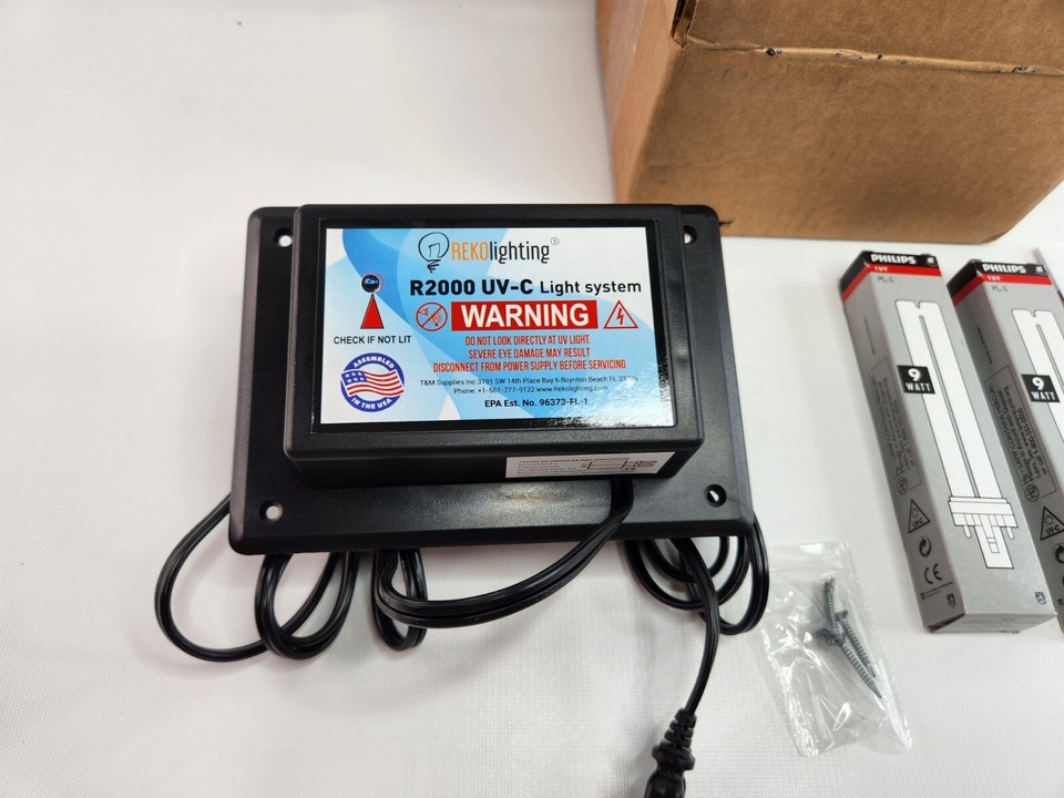 REKO Lighting R2000 Air Purifier Whole House Uv uvc Light in Duct for HVAC | eBay