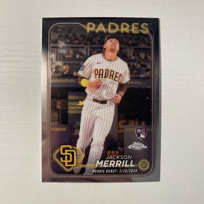 2024 Topps Chrome Update Jackson Merrill Rookie Debut USC57 | eBay
