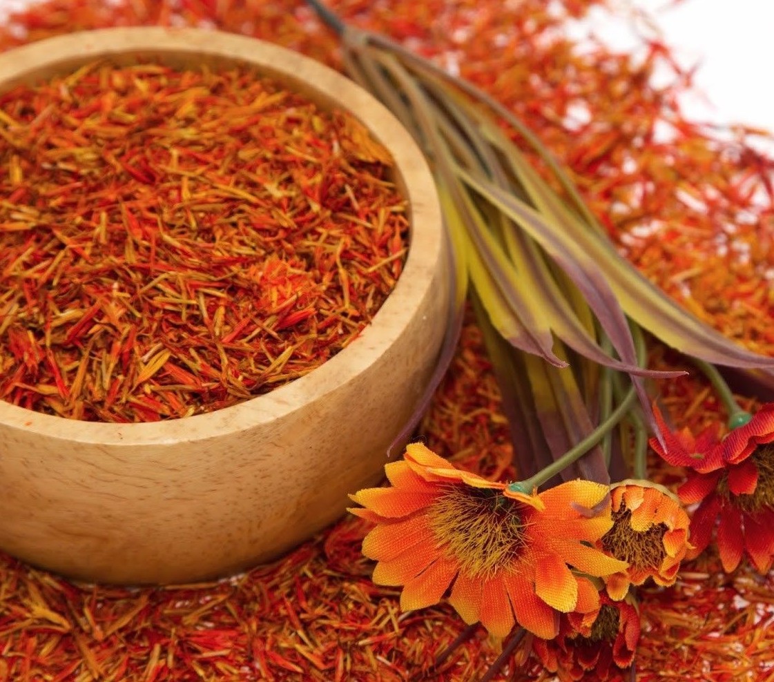 Organic 50 Gram Premium Dried Safflower Petals - Carthamus tinctoris ...