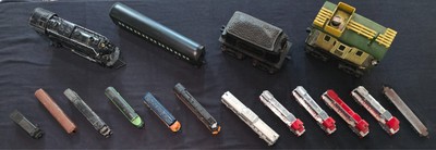 Mixed Lot of Large Ceramic Trains and HO Gauge Model Trains - Untested ...