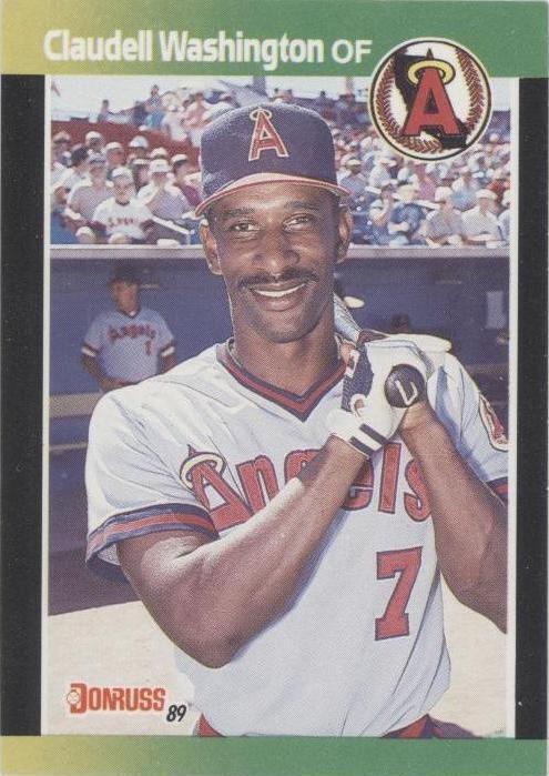 1989 Donruss Baseball's Best - Claudell Washington #227 for sale online ...