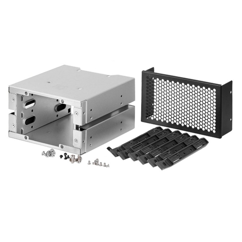 3.5 Inch HDD Cage Rack Hard Driver Tray Hard Drive Cage Support 3 HDD ...