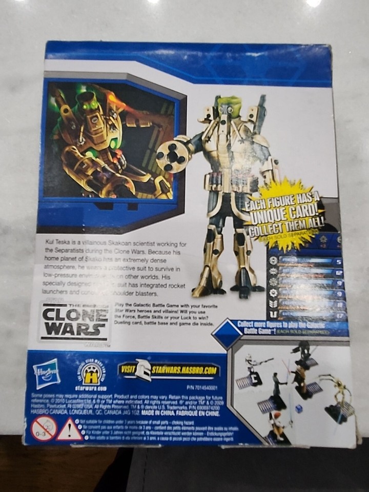 Hasbro Star Wars The Clone Wars Video Game Figurine - Kul Teska Action ...