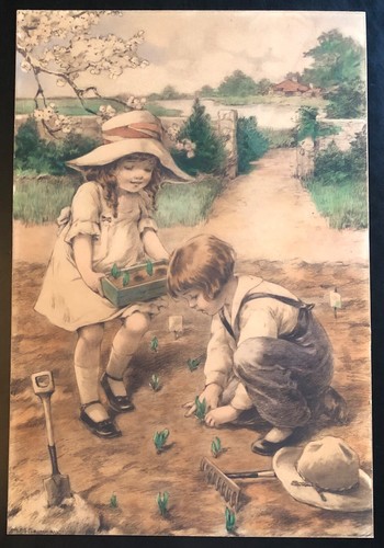 M.M. (Meta Morris) GRIMBALL Original Print - DOING THEIR BIT Children ...