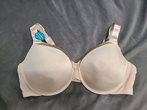 Vanity Fair Women's 44D Body Caress Full Coverage Bra 76338 Nude T ...