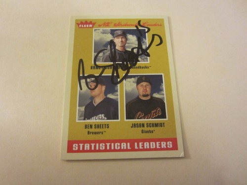 Ben Sheets Autographed Signed 2005 Fleer Tradition #6 Card MLB ...