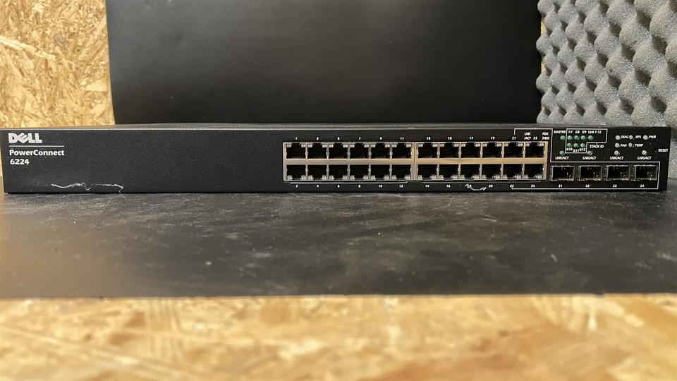Original Dell PowerConnect 6224 0RN856 24 Port Ethernet Switch | eBay