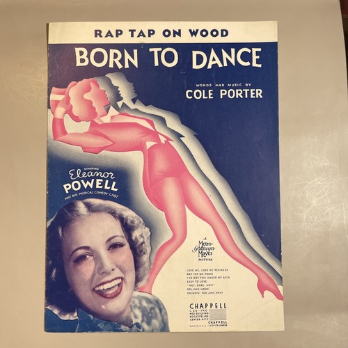 Rap Tap On Wood - Born To Dance Eleanor Powell Cole Porter Vintage ...