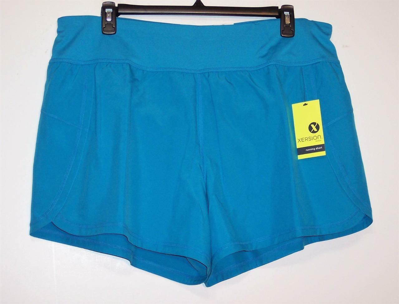 NWT Xersion Activewear Running Shorts Built in Liner Plus Size 0X 1X 2X ...