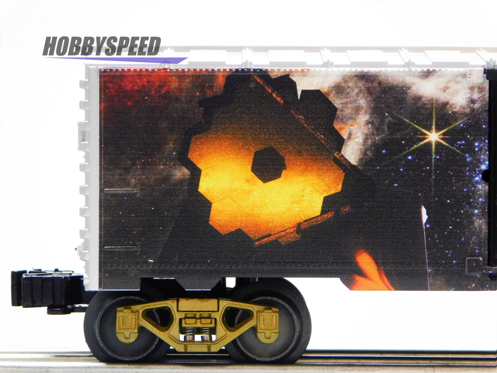 LIONEL JAMES WEBB SPACE TELESCOPE BOXCAR O GAUGE NASA train box car ...