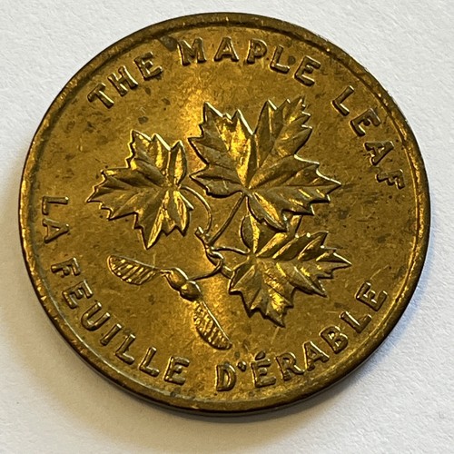 1867 THE MAPLE LEAF CANADA TOKEN | eBay