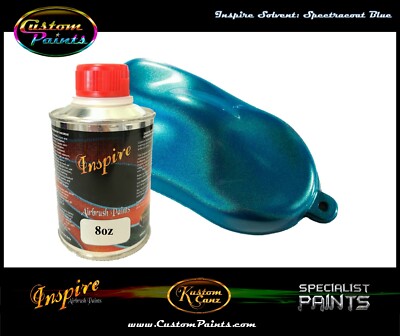 INSPIRE SPECTRACOAT BLUE 8oz AIRBRUSH, CUSTOM PAINT, SPECTRAFLAIR ...
