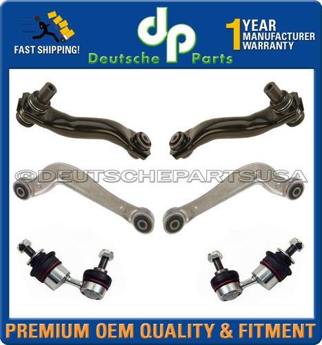 Jaguar X-Type REAR UPPER + LOWER CONTROL ARM + Bushing + Sway Bar Link ...