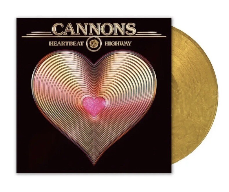 Cannons Band - Heartbeat Highway Gold Vinyl LP Limited Edition Sealed ...
