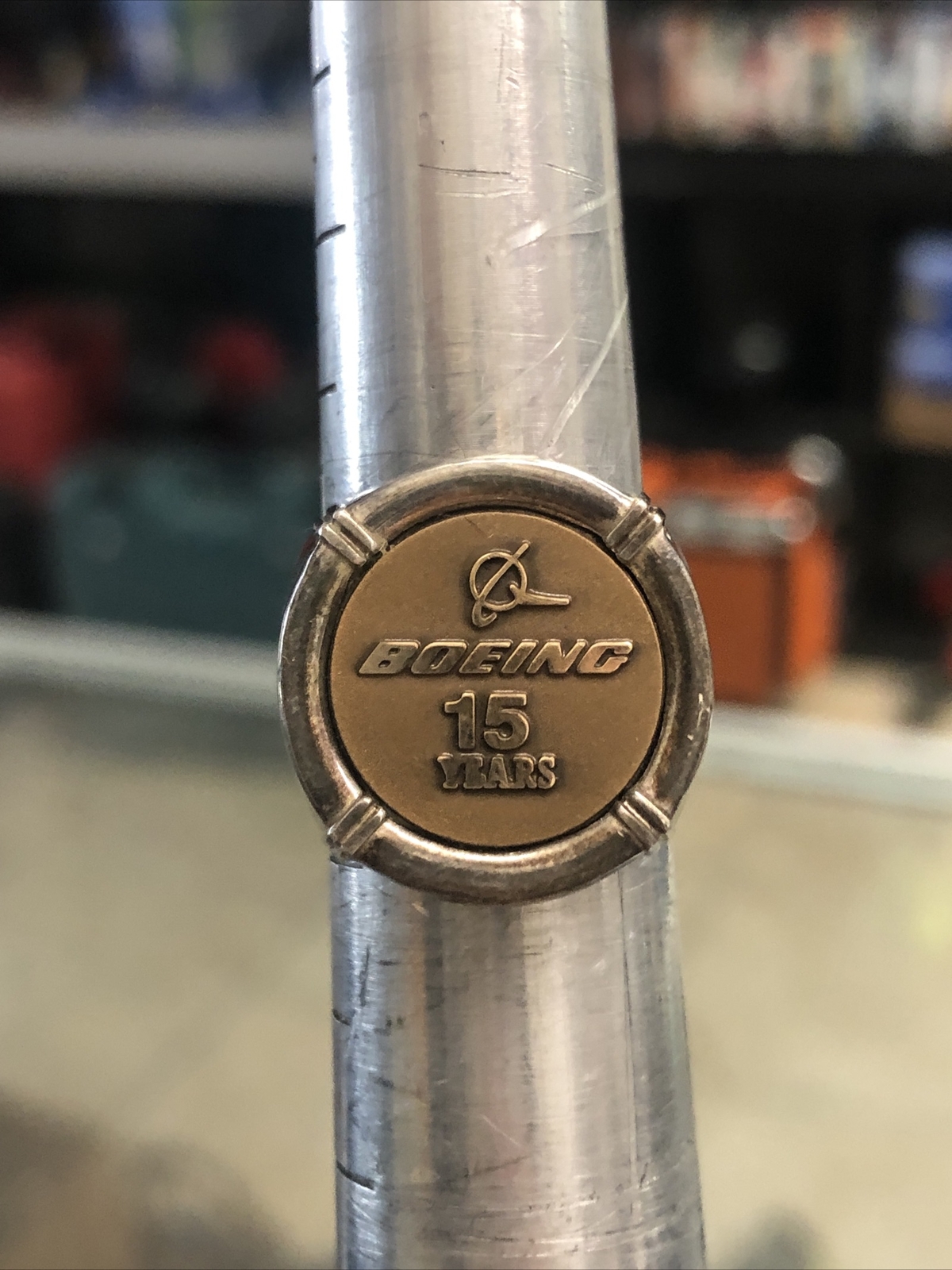 Vintage Boeing 15 Years Employee Ring Sterling Silver… - Gem