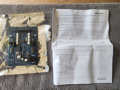 Simplex 4010-9918 | DUAL RS232 MODULE | eBay