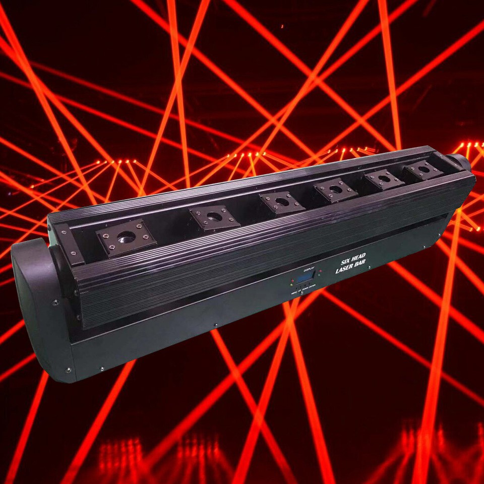 6 Eyes Monster Beam Laser Moving Head Light Red Color DJ Lighting ...