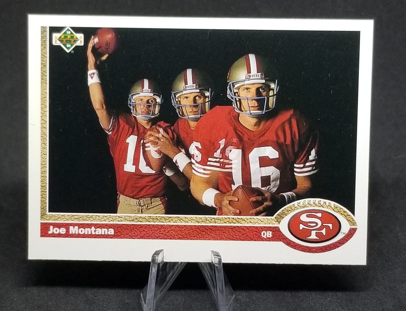 Joe Montana 1991 Upper Deck San Francisco 49ers NFL Football #54 Sports ...
