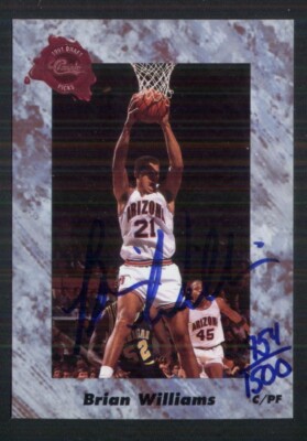 1991 Classic Four Sport Brian Williams (Bison Dele) auto #d/1500 | eBay