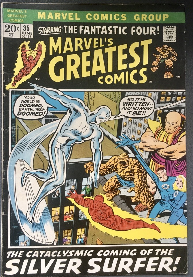 Creepy Worlds # 130, Marvel’s Greatest Comics # 35, & Fantastic Four ...
