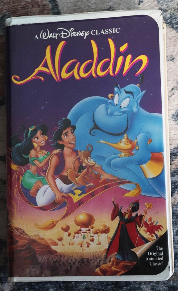 Aladdin (VHS 1662) | Walt Disney Classic | Black Diamond Edition | eBay