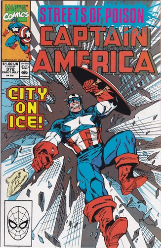 Captain America #372 (1990) Marvel Comics, Mid Grade | eBay