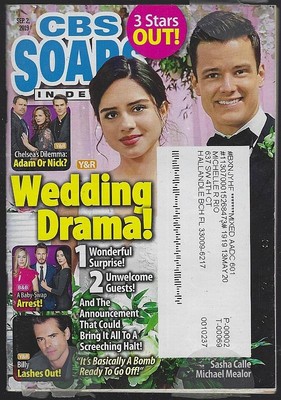 CBS Soaps in Depth September 2, 2019 Scott Clifton Greg Vaughan Rena ...