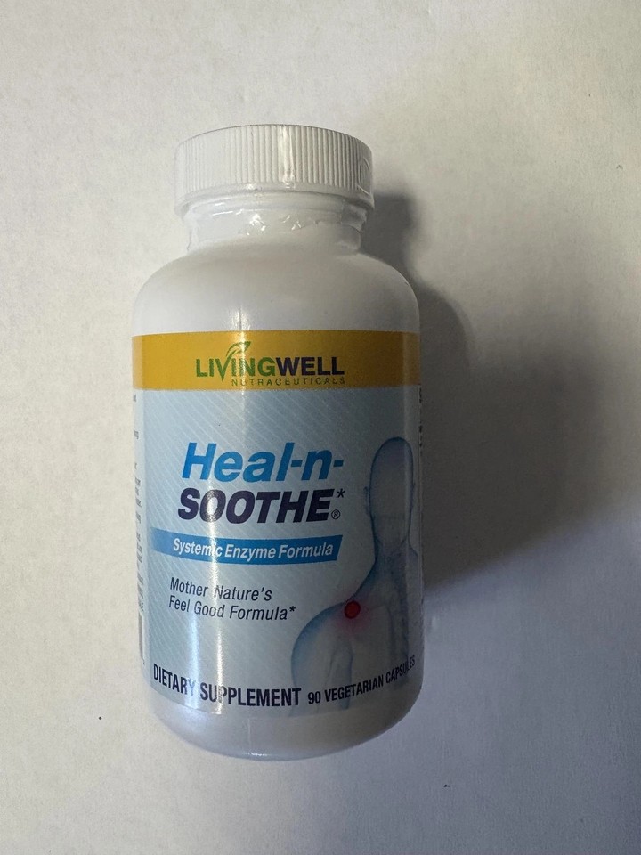 LivingWelll Nutraceuticals Heal-N-Soothe Systemic- Enzyme Formula 90 ...