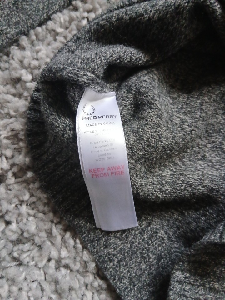 Fred Perry Boys Lambswool Jumper Age 4-5 | eBay