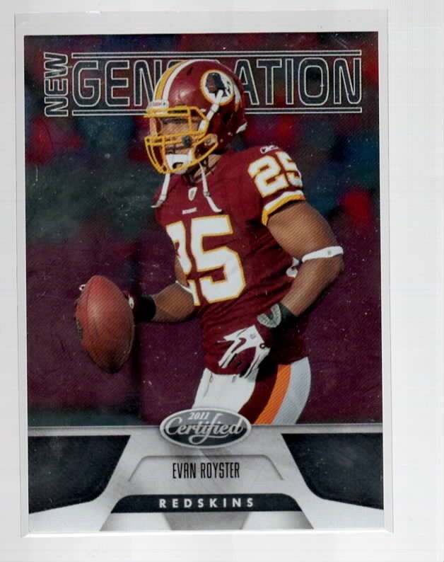 EVAN ROYSTER 2011 PANINI CERTIFIED NEW GENERATION ROOKIE CARD #181 /999 ...