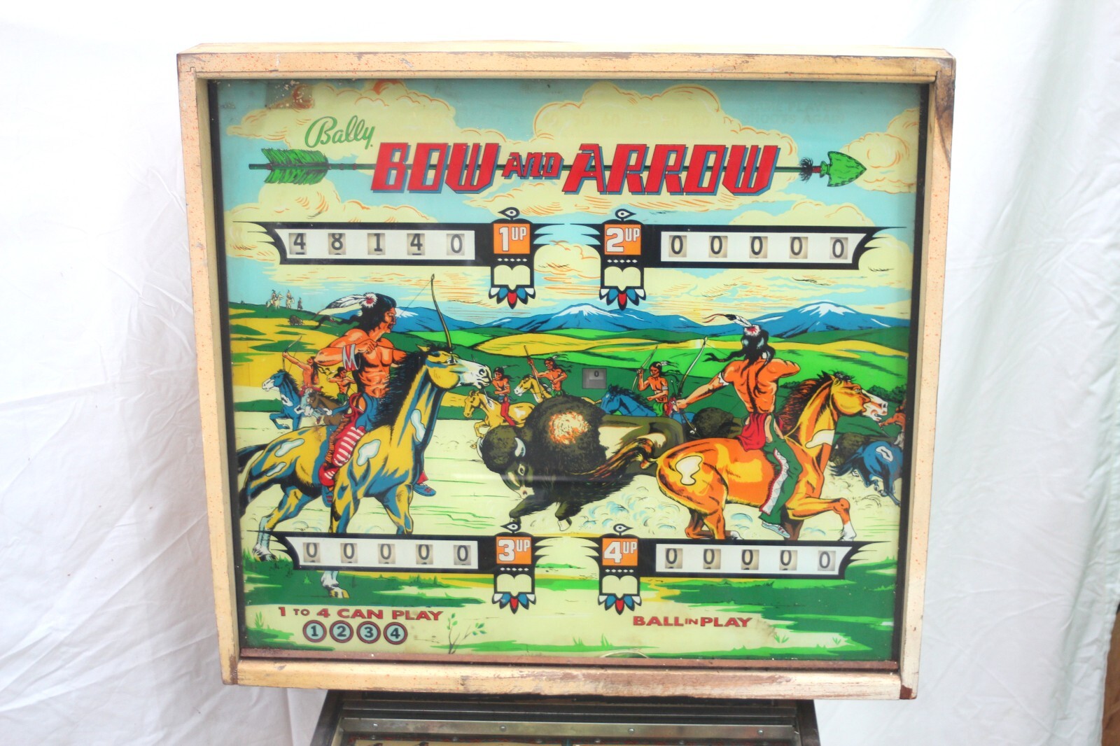 Bow and Arrow Pinball Machine (Bally, 1974) | eBay