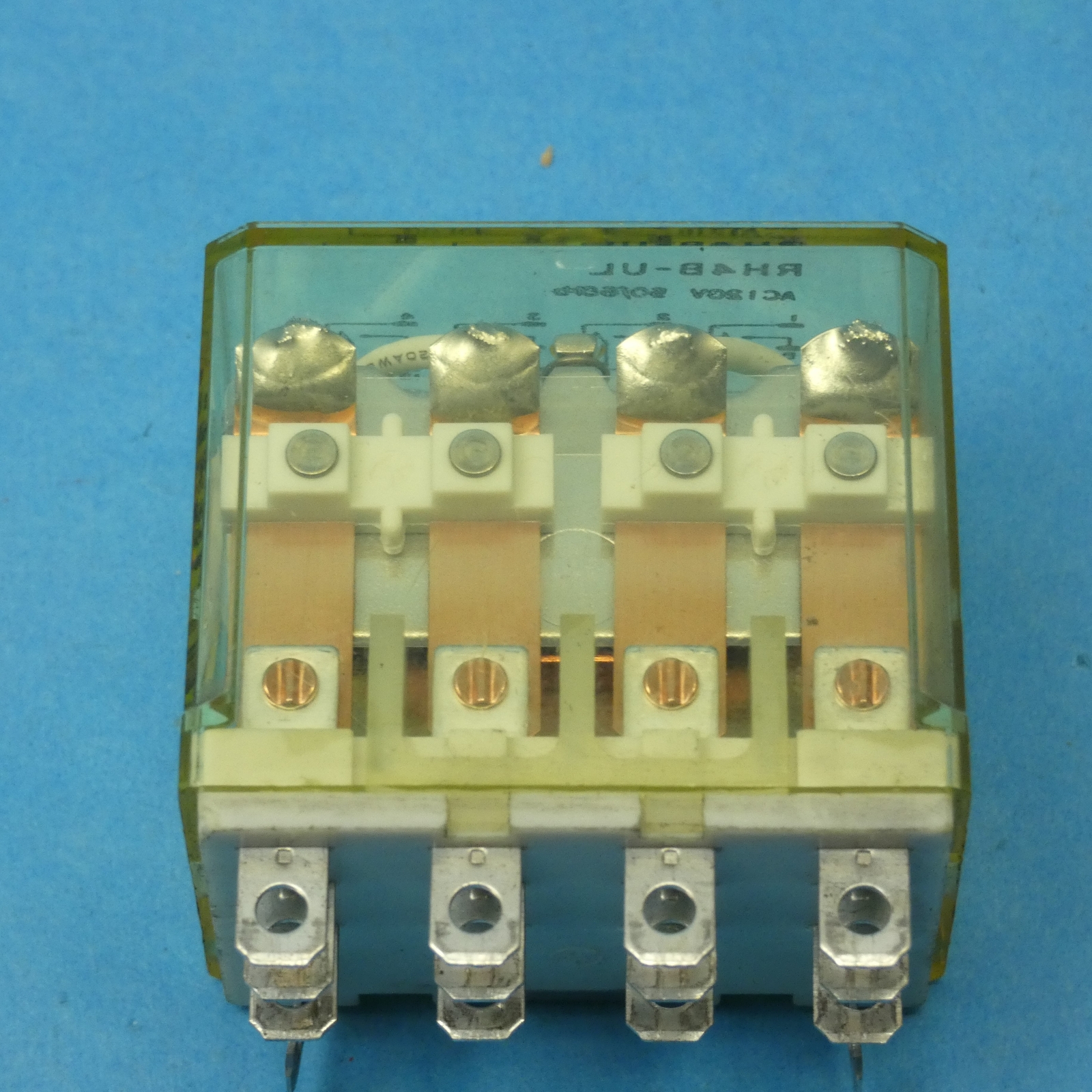 Idec RH4B-UL-AC120V Relay 14 blade 4PDT 10 Amp 120 VAC Coil Tested | eBay